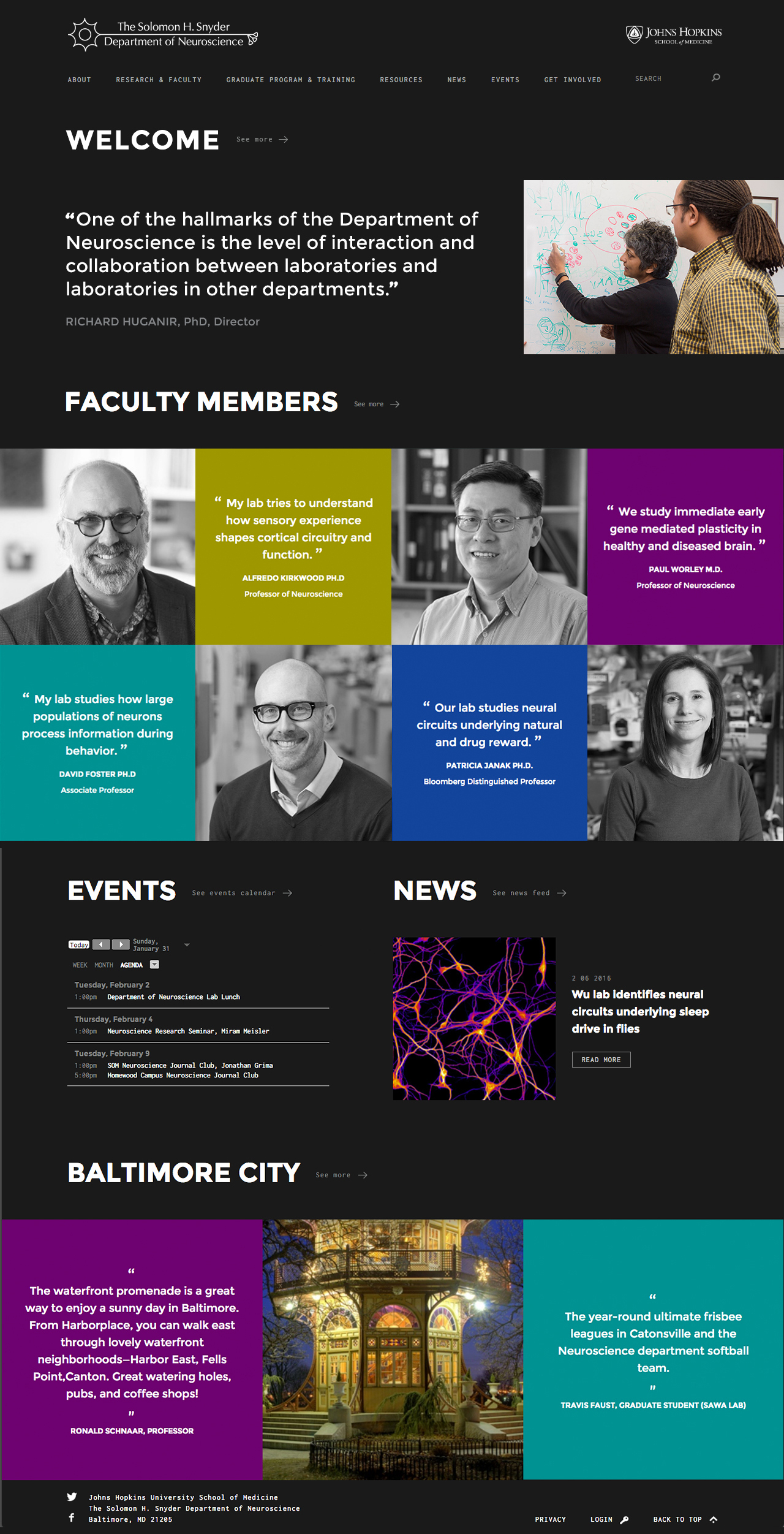 Johns Hopkins Department of Neuroscience - Archive - MOTH and RUST